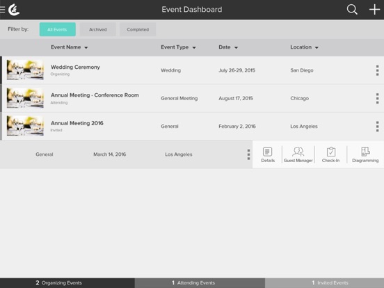 EventForte screenshot