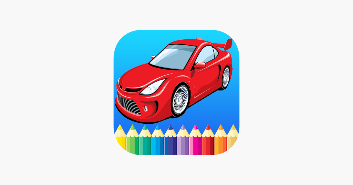 ‎Sport Car Coloring Book Drawing Vehicles for Preschool Boys on the App ...