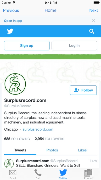 Surplus Record Used Machinery & Equipment by Surplus Record Inc.