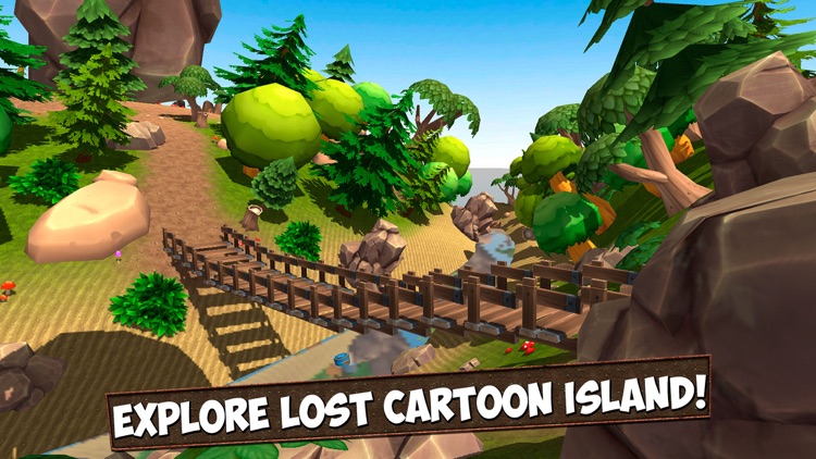 Cartoon Island Survival Simulator 3D Full by Games Banner Network