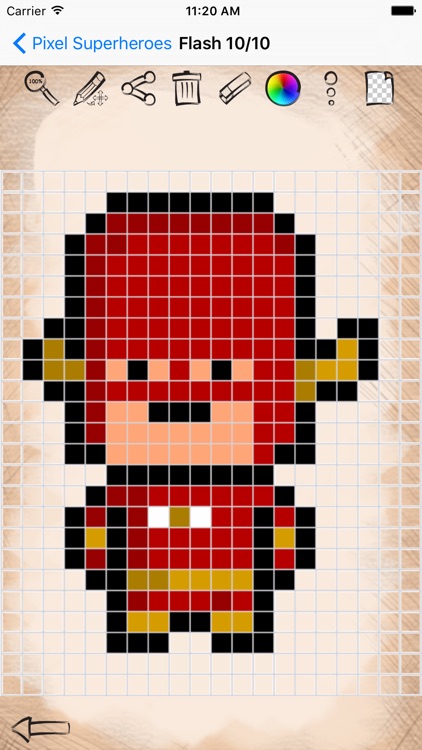 Drawing Ideas For Pixel Superheroes by alexander trofeynikov