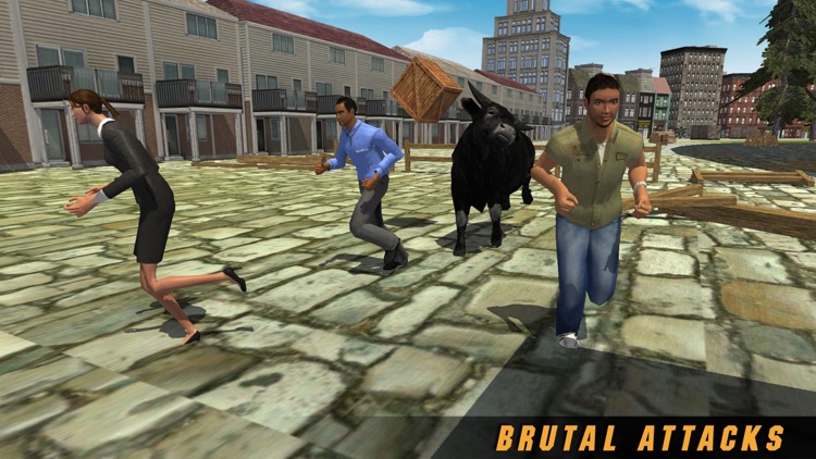 Angry Bull Fighter Simulator: Real 3D crazy bull riding simulation game ...