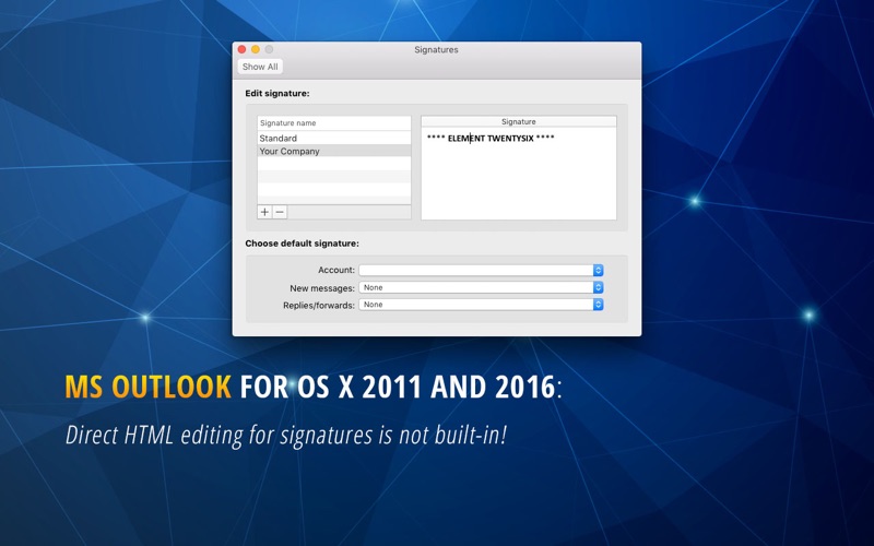 HTML Email Signature Outlook Windows 10 8 7 PCAppCatalog