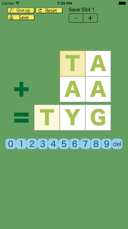Alphametic (由 Yuki Fujimoto) - (iOS 遊戲) — AppAgg