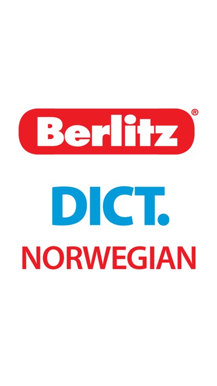 Norwegian English Berlitz Essential Dictionary by Berlitz Publishing