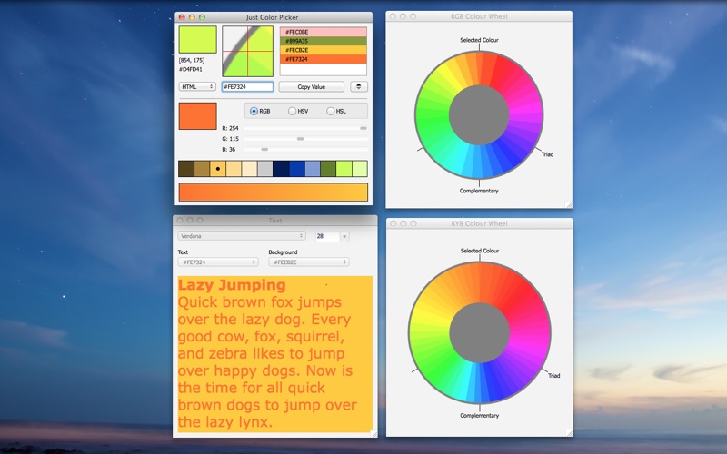 Just Color Picker | Free Mac Software