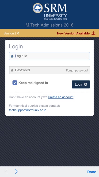 SRM MTech. 2016 Application by SRM Technologies Private Limited
