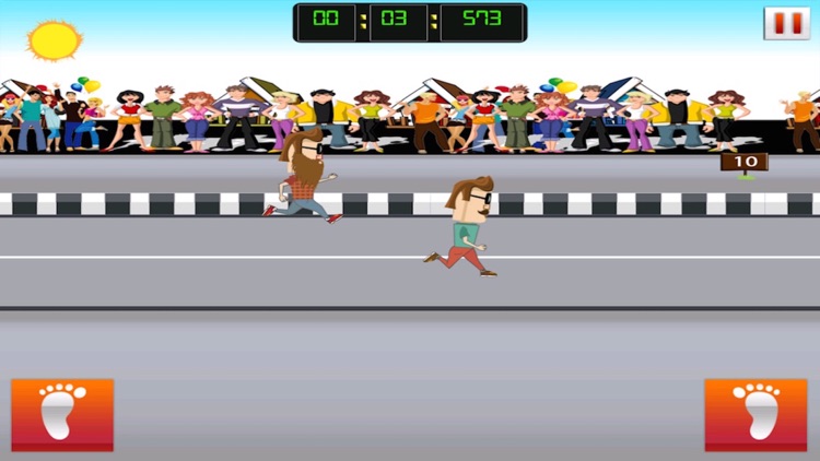 ` Hipster Race Running Battle Competition Games Work-out Free Fun by ...