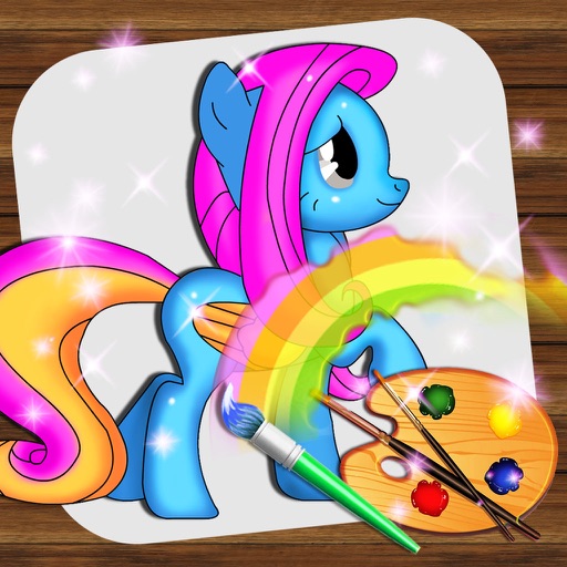 Coloring game-Lovely Pony by Babys Games