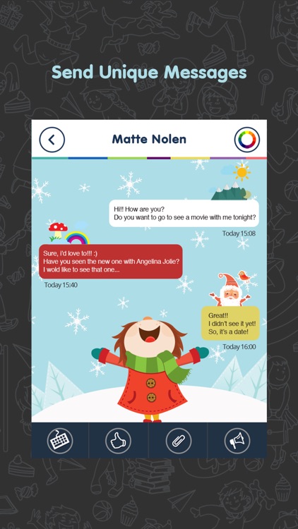 Rainbow Chat Messages by Raphael Durat