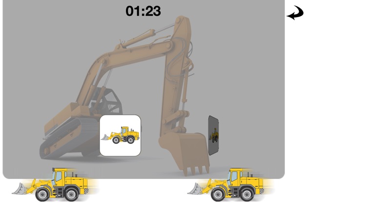 Trucks and Diggers Matching Game by Justin Hughes
