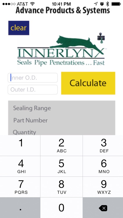 Advance Products & Systems INNERLYNX® Calculator by Firefly Digital, Inc.