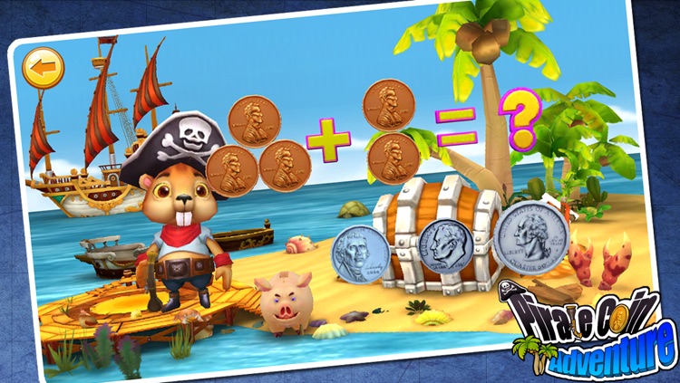 Pirate coin adventure(recognizing coins and knowing their value)3D_free ...