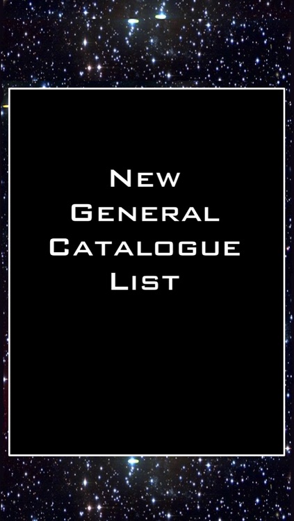 New General Catalogue (NGC) List by Stuart Woolley