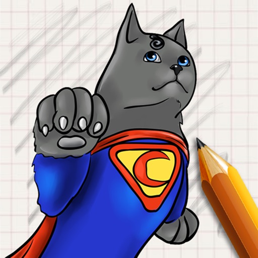Let's Draw Cats Superheroes by kiril polyakoff