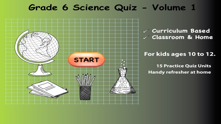 6th Grade Science Quiz # 1 : Practice Worksheets for home use and in ...
