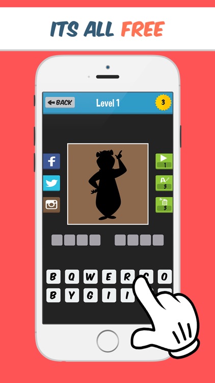 Guess the Shadow - "Famous Characters" quiz free trivia puzzle game by ...