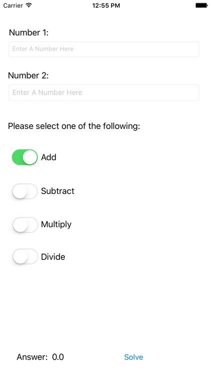 Nick's Calculator by Nick Silverstein