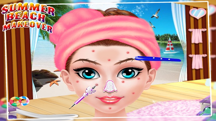 Summer Beach Makeover - Real summer makeup salon virtual makeover games ...