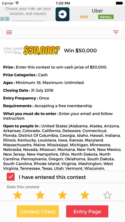 ContestChest.com - Find contests and sweepstakes to enter by Evert Hoff