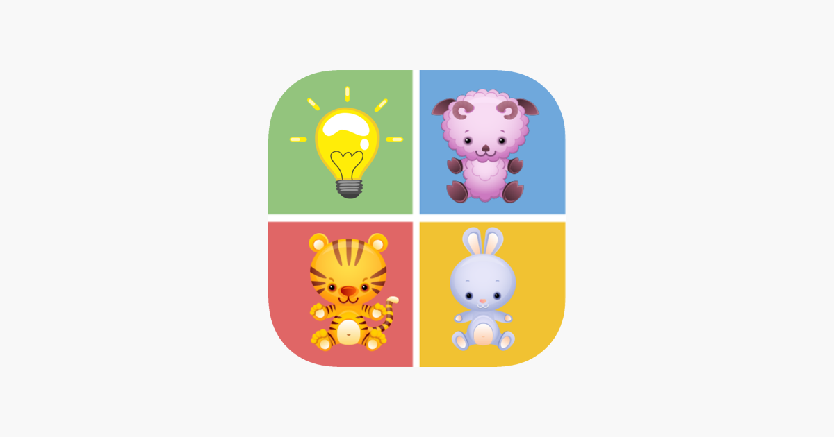 ‎Animals matching game for kids preschool doodle on the App Store