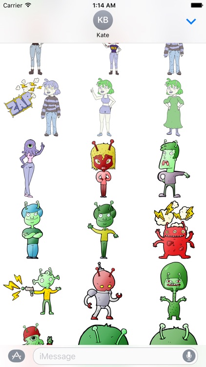 Aliens! The DoodleBomb Collection by M2 Action LLC