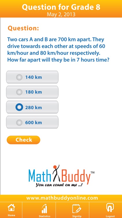 Math Buddy Question of the Day by Math Buddy LLC