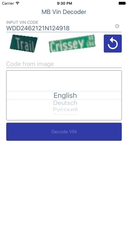 VIN decoder for Mercedes Benz by Yury Nazarchuk