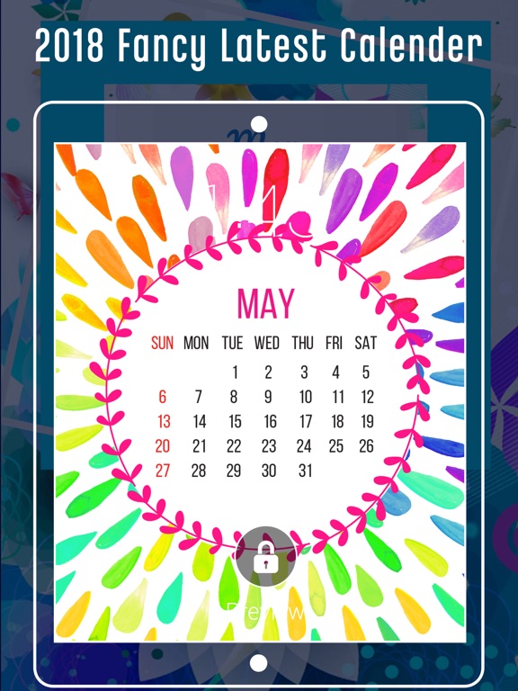 Lock screen Calendar Themes | App Price Drops
