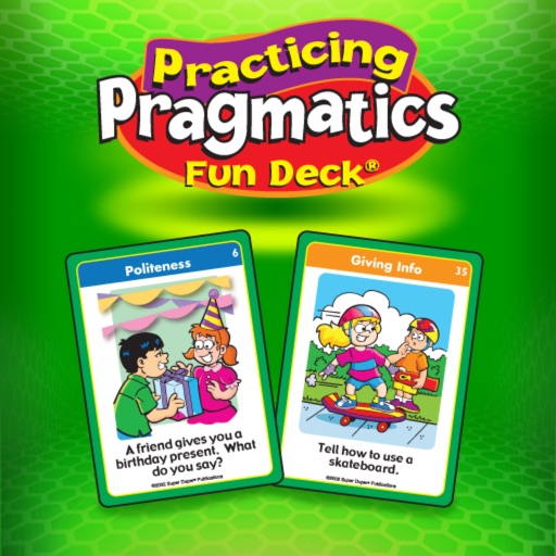 Practicing Pragmatics Fun Deck by Super Duper Publications