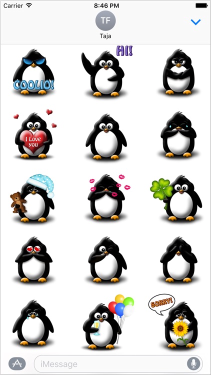 Cute Penguin Sticker by Steven Hofman