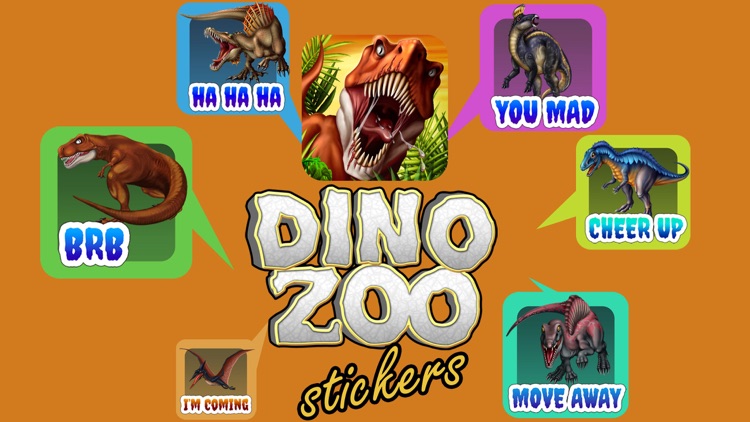 DINO ZOO Stickers by Zia U