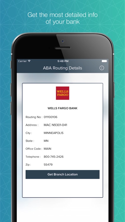 ABA Routing - Routing number info for all US Banks by Rohit Iyer