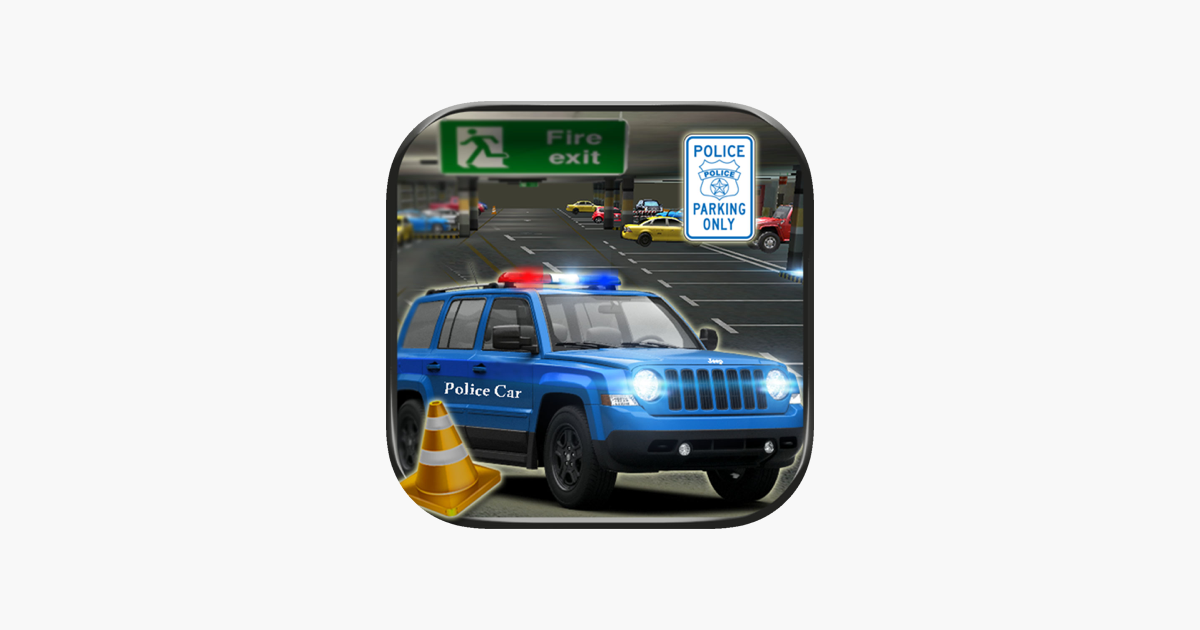 ‎Modern Police Car Parking 3d : free simulation gam im App Store