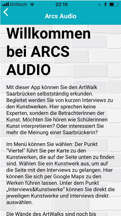ARCS AUDIO ArtWalk Saarbrücken by Saskia Riedel