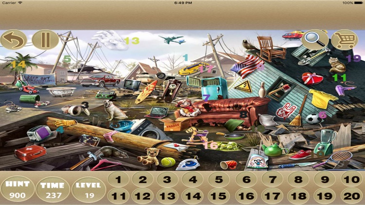 Silent Town Search & Find Hidden Number Games by KULDEEPBHAI JADAV