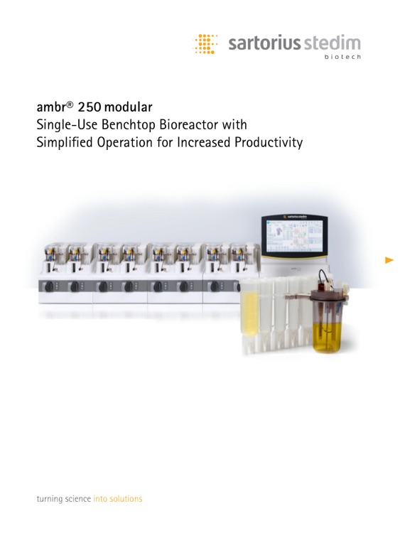 ambr 250 modular iBrochure by Invention Interactive Limited