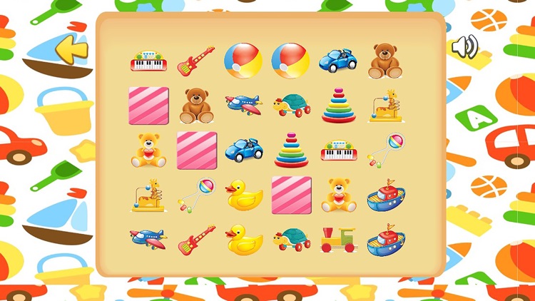 Toy Match Game for Kids brain training game For Toddlers by Ittipat ...