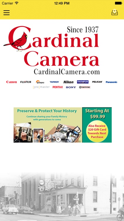 Cardinal Camera - Since 1937 by Mobile App Pros LLC