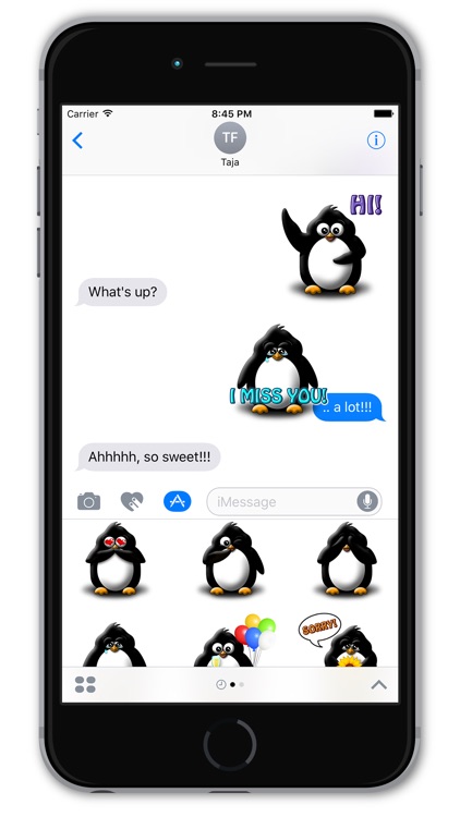 Cute Penguin Sticker by Steven Hofman