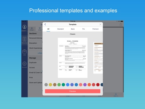 Resume Builder with PDF maker at App Store downloads and cost estimates ...