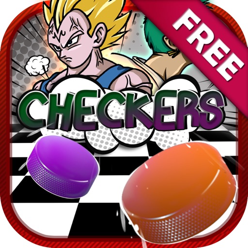 Checker Board with Friends "for Anime Manga Game " by Thanaphong ...