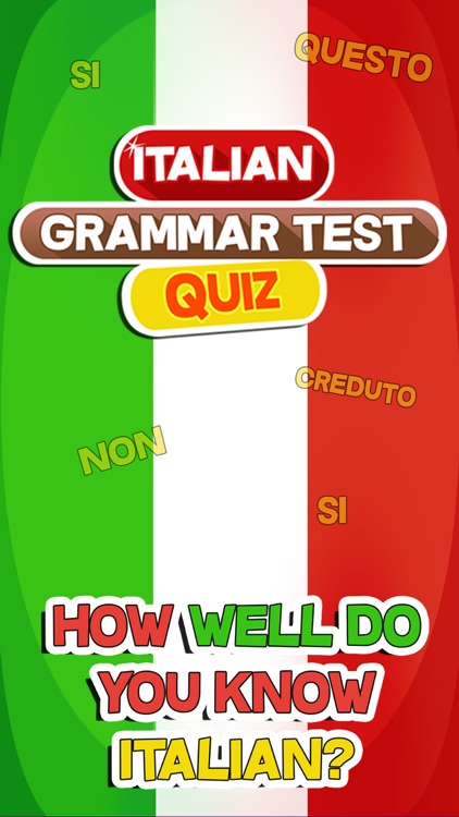 Italian Grammar Test Trivia Quiz – Download Best Free Multiple Choice ...