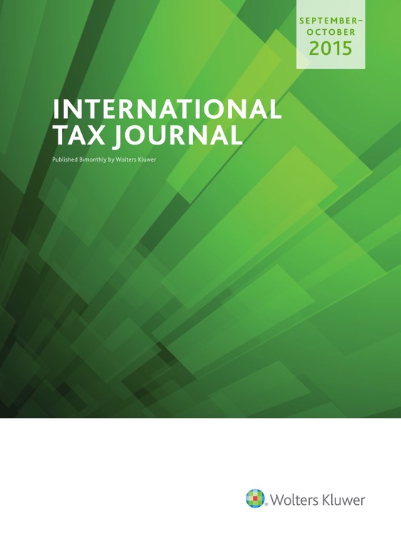 International Tax Journal by CCH Incorporated