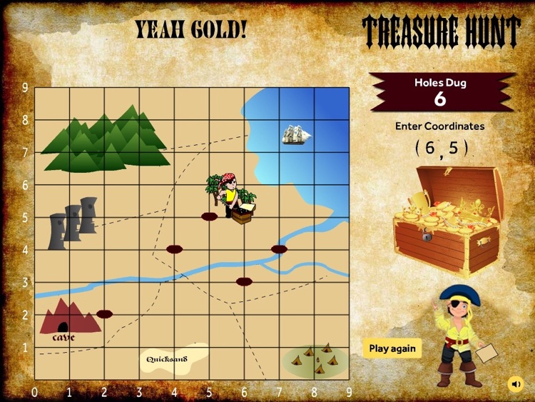 Treasure Hunt Coordinate Game by IT Cosmos