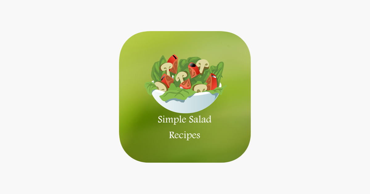 ‎Simple Salad Recipes on the App Store