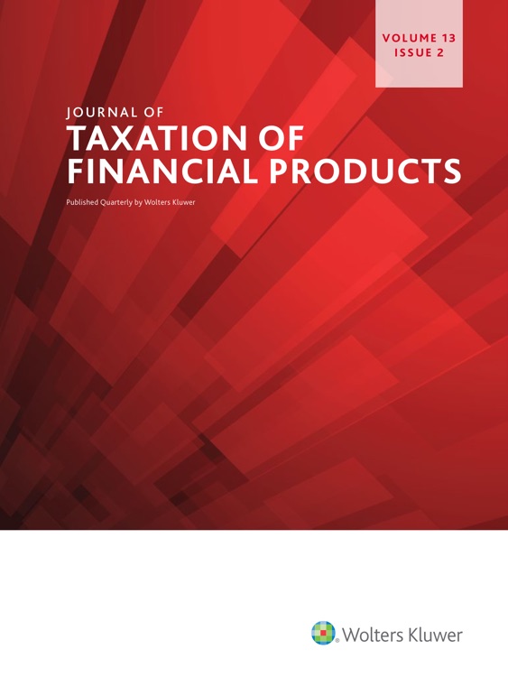 Journal of Taxation of Financial Products by CCH Incorporated