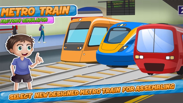 Metro Train Factory Simulator Kids Games by Imran Haydar