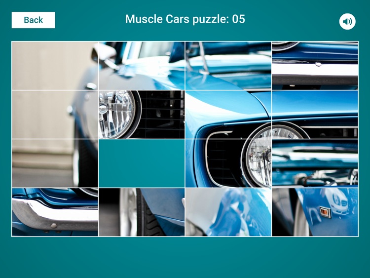 Muscle Cars Sliding Jigsaw by Joe Willmott