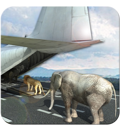 Wild Animal Cargo Plane Transport 3D by Techving